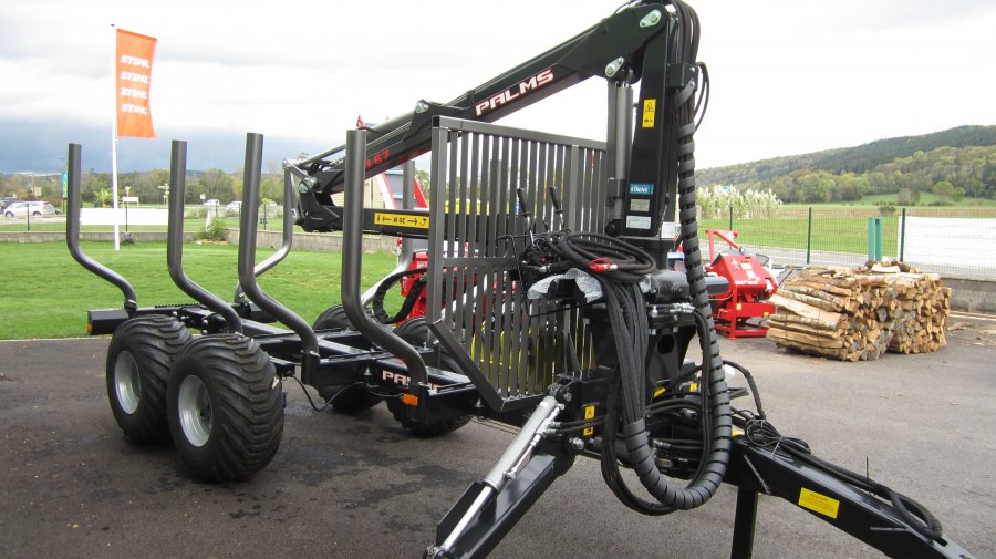 REMORQUE FORESTIERE - PALMS - Jura Motoculture - Orgelet - 39 (jura)